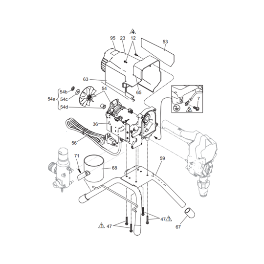 Kit Moteur 110/120V Classic PC (17C794) Graco